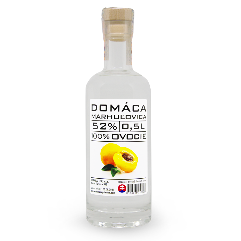 Marhuľovica - ovocný destilát s príchuťou marhule | Produkty | Domaca ...